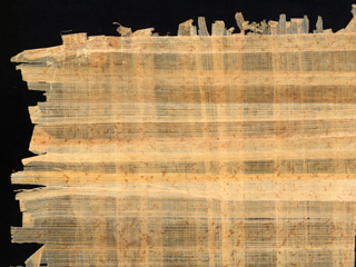 Le papyrus support d'écriture